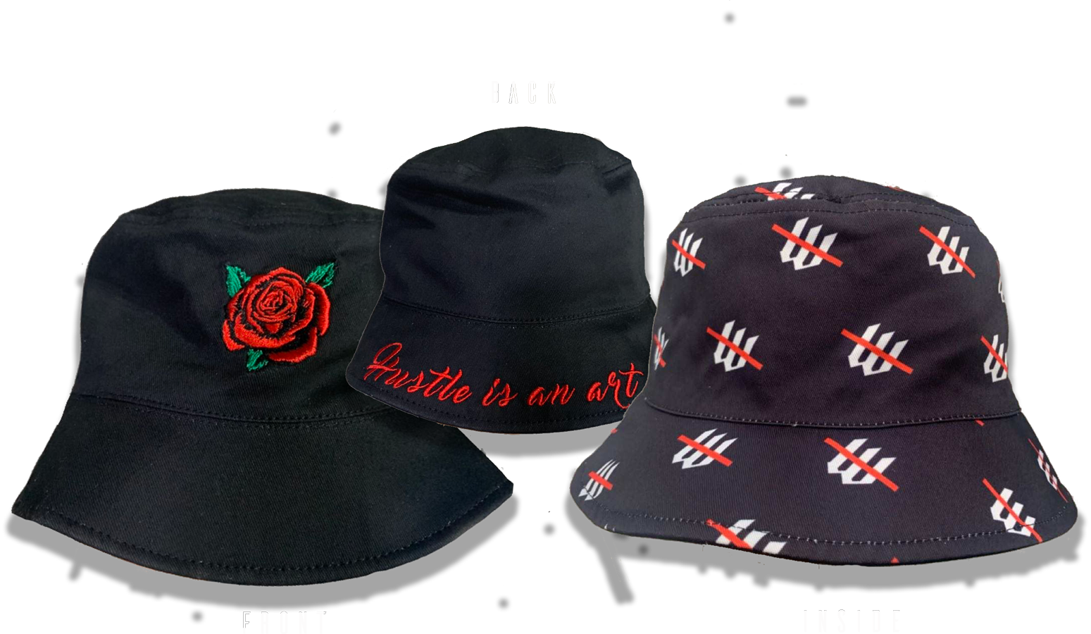 Rose Bucket hat - 3 W O L V E S